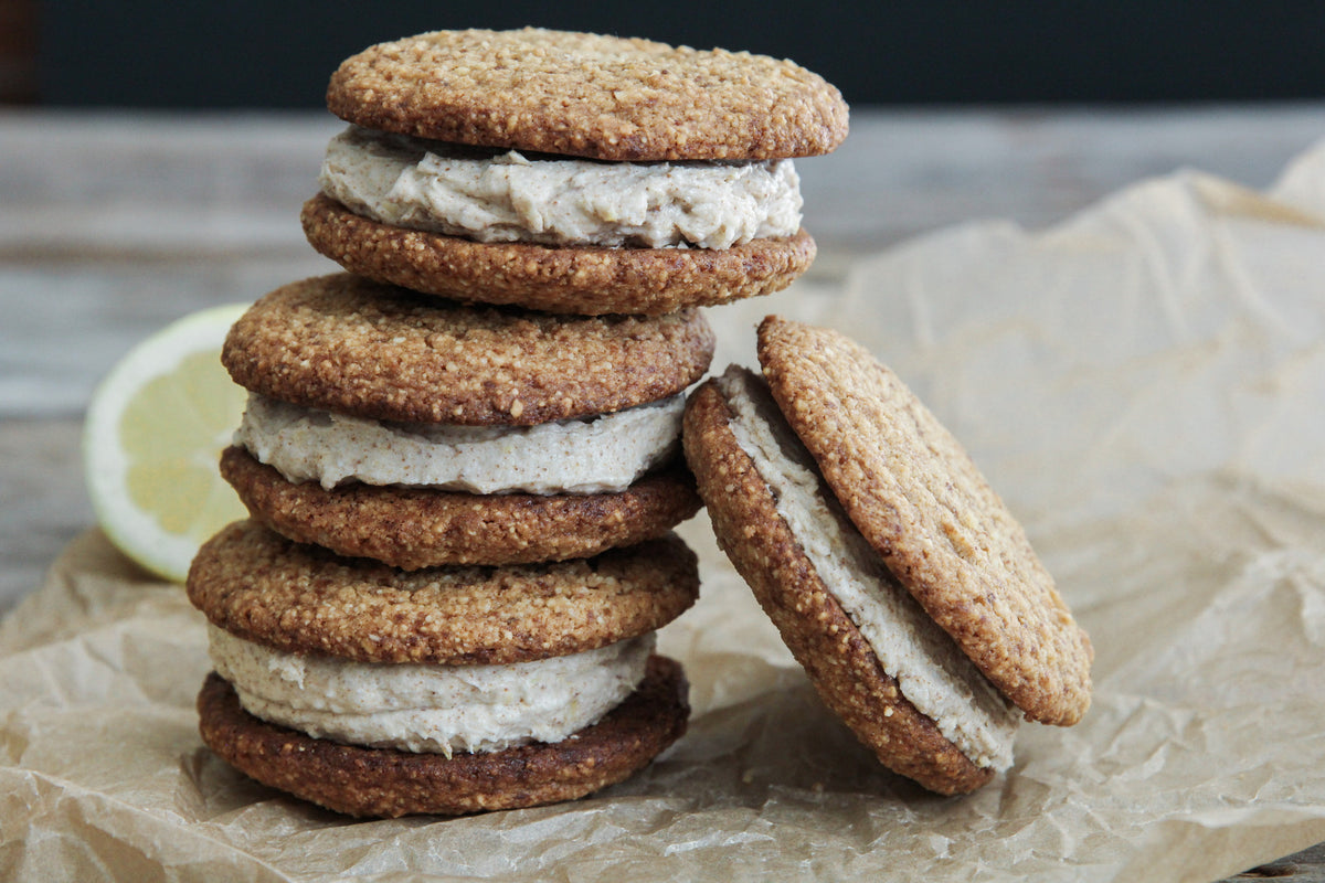 Lemon Cookie Sandwiches – Nikkis Coconut Butter